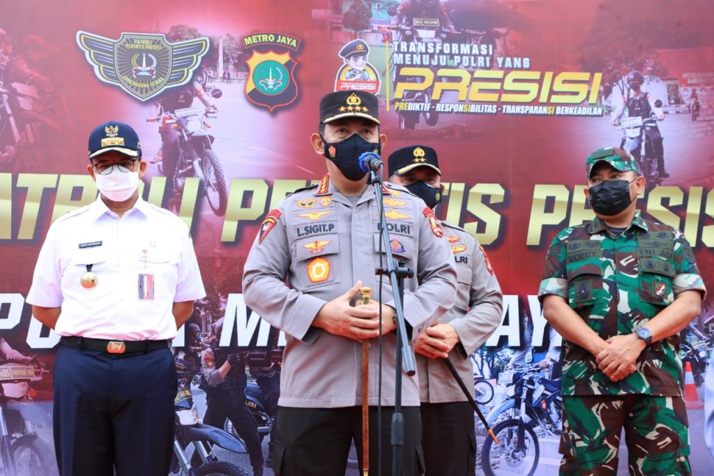 Beri Rasa Aman Masyarakat, Kapolri Resmikan Tim Patroli Perintis Presisi